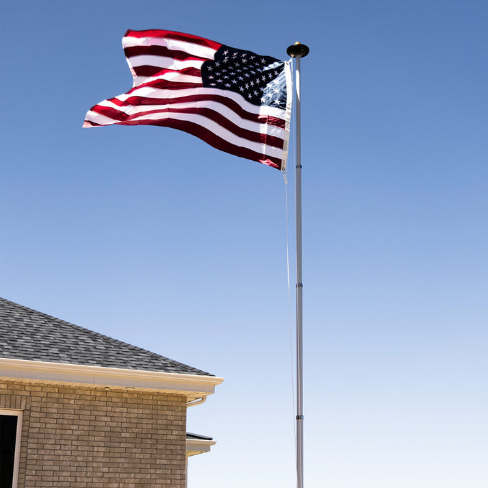 Telescoping Flag Pole Kit (20FT or 25FT) – Stand Flag Poles