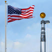 Telescoping Flag Pole Kit | 20FT & 25FT Washington Flagpole – Stand ...