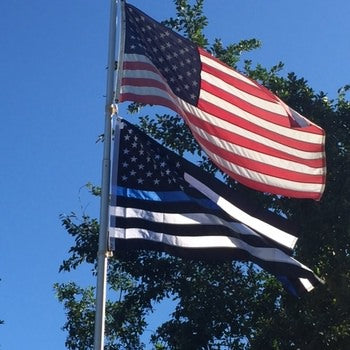 Blue Line Flag – Stand Flag Poles